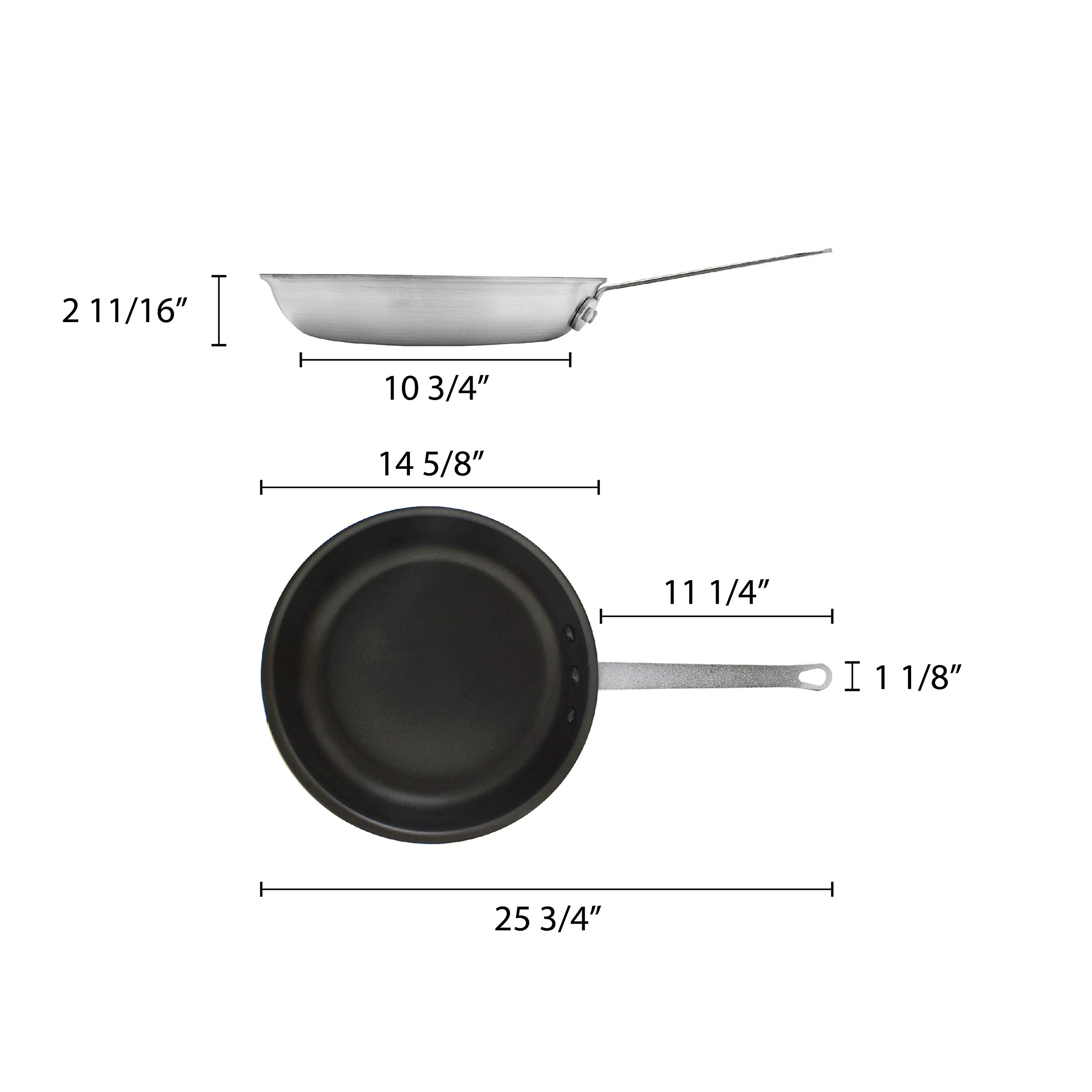 Thunder Group 14 Inch Aluminum Nonstick Fry Pan