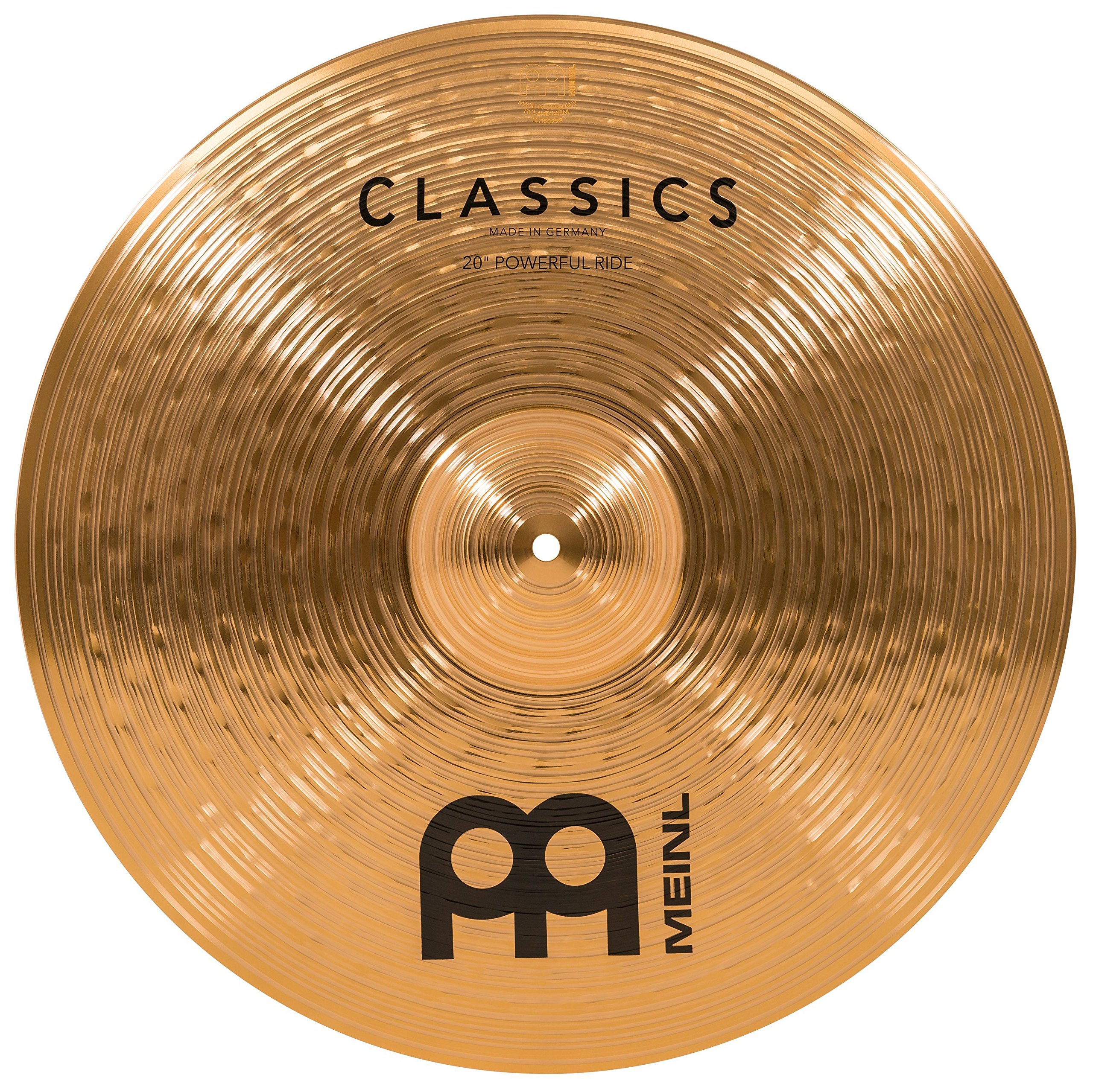 Meinl 20" Powerful Ride Cymbal - Classics Traditional - Made in Germany, 2-YEAR WARRANTY (C20PR)