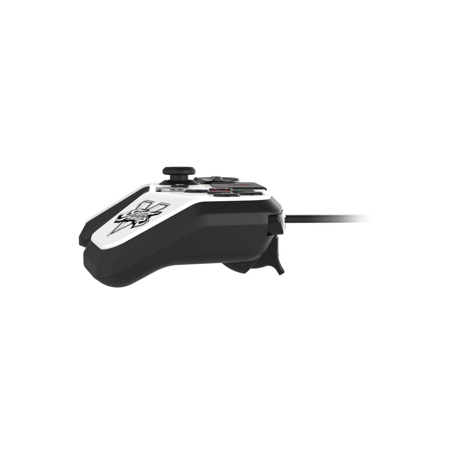 New Improved D-Pad - Mad Catz Street Fighter V FightPad PRO for PlayStation4 and PlayStation3 - White - PlayStation 4