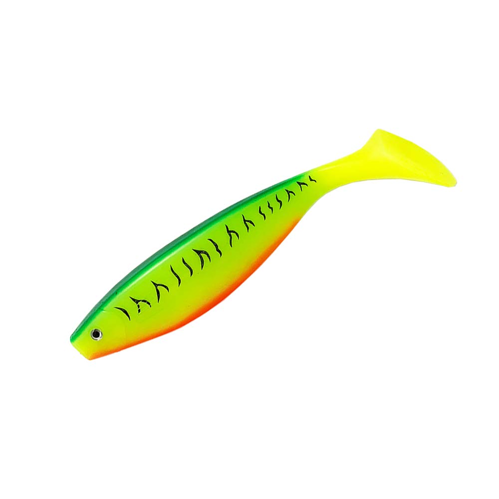 Sanhu 9" Shad Swimbait Paddle Tail 5 Colors 10 Pieces