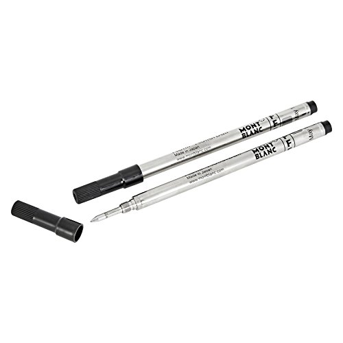 MONTBLANC Rollerball Refill, Fine, 2X1, Mystery Black (105162)