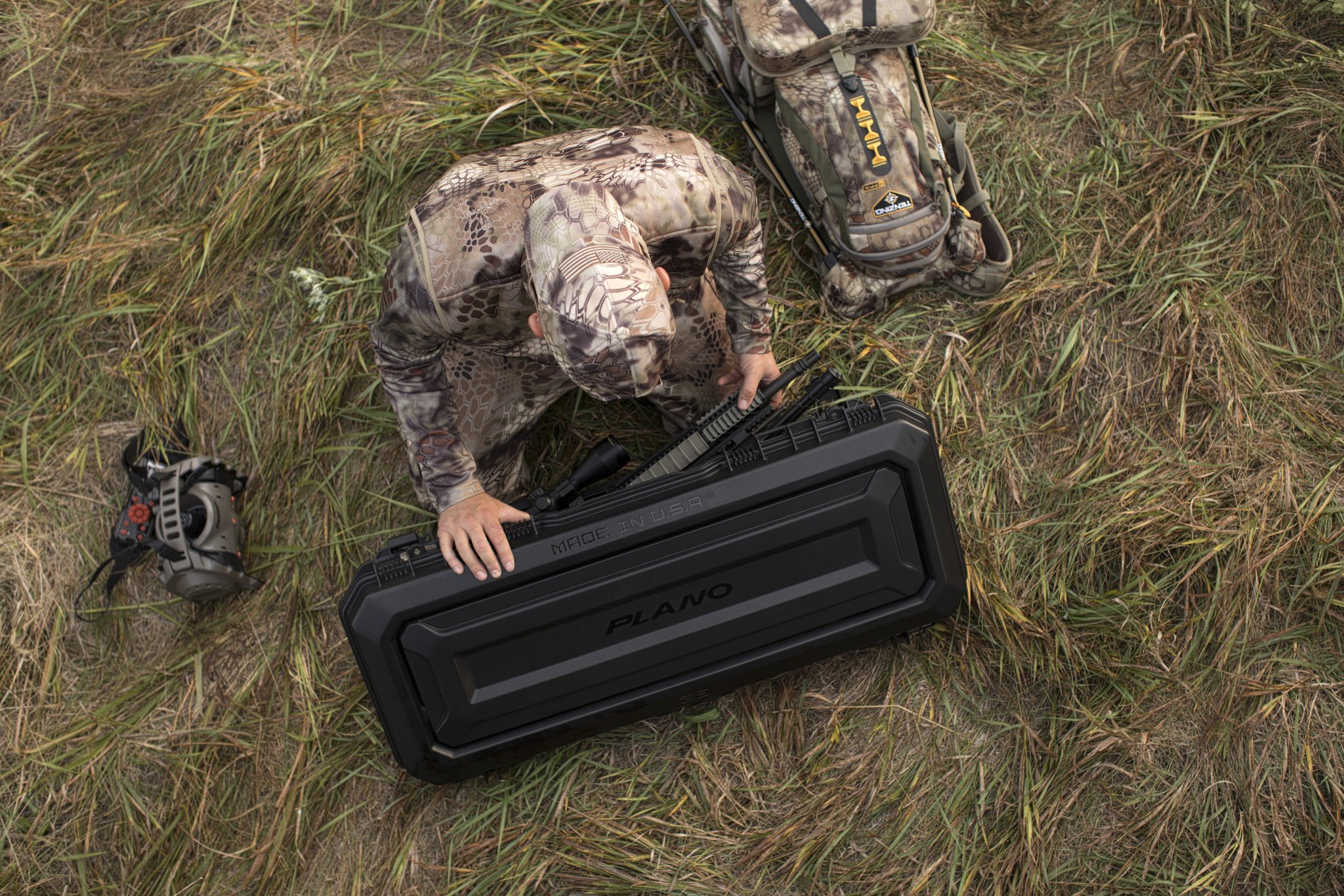 Plano All Weather 36” Tactical Gun Case, Black with Pluck-to-Fit Foam, Watertight & Dust-Proof Shield Protection, Airline Approved