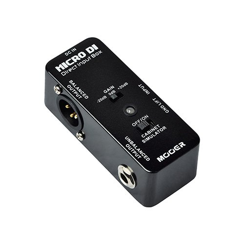 Mooer EQ Effects Pedal, 2.25 x 4.25 x 1.75 (Micro DI)