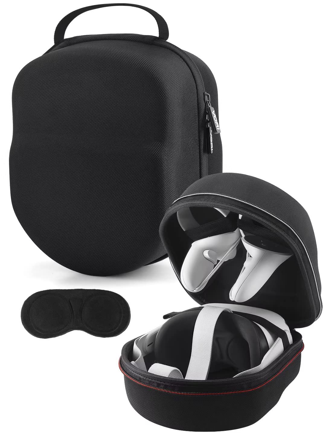 Ryoko Hard Carrying Case Compatible with Quest 2 Basic Version VR Gaming Headset and Touch Controllers Accessories, Suitable for Travel and Home Storage