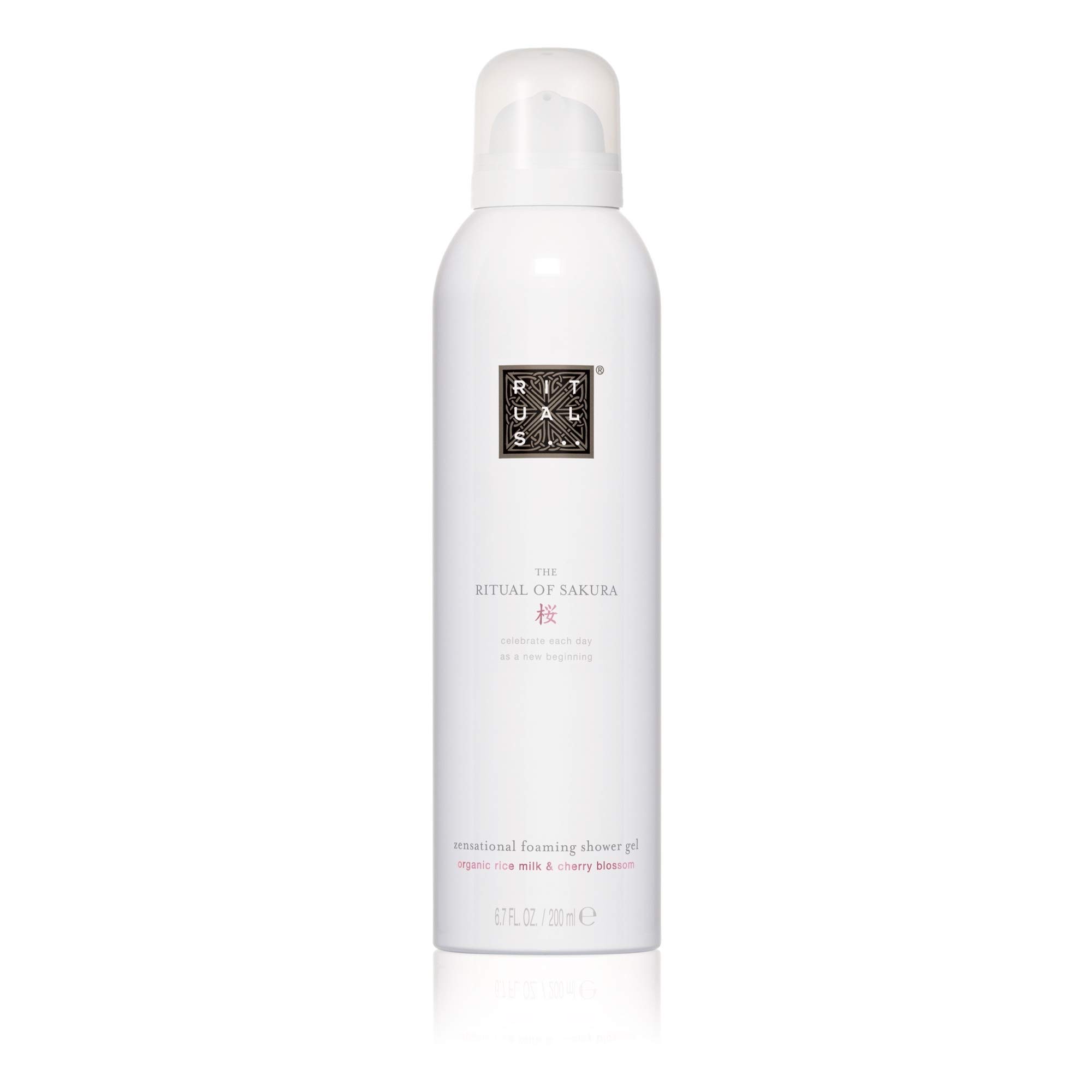 RITUALS Sakura Renewing Foaming Shower Gel - Moisturizing Body Wash with Rice Milk & Cherry Blossom - 6.7 Fl Oz