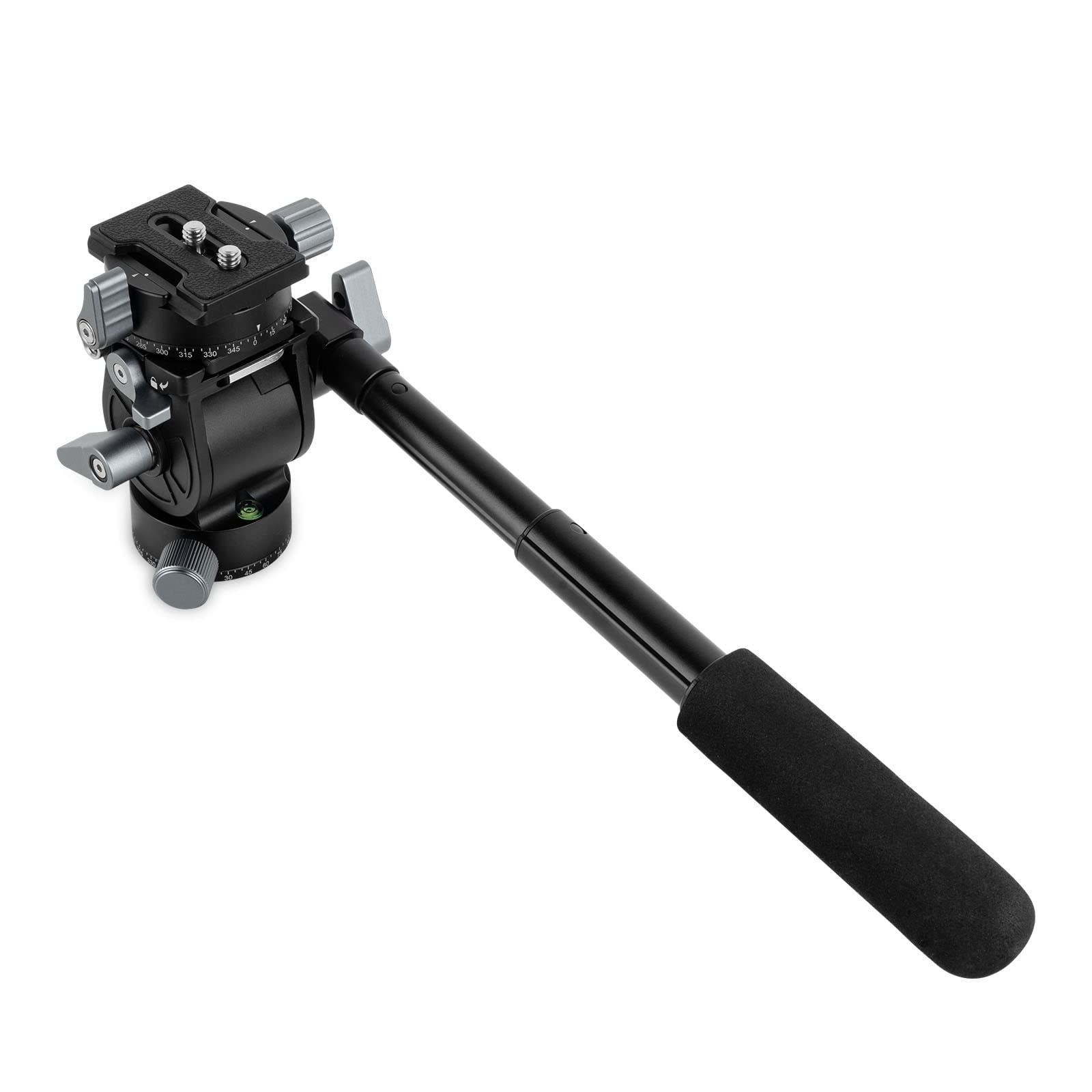 SmallRig Video Head, Tripod Head with Quick Release Plate for Arca Swiss and Lever Adjustable, Pan Head for Compact Video Cameras, DSLR Cameras and Tripod-3457
