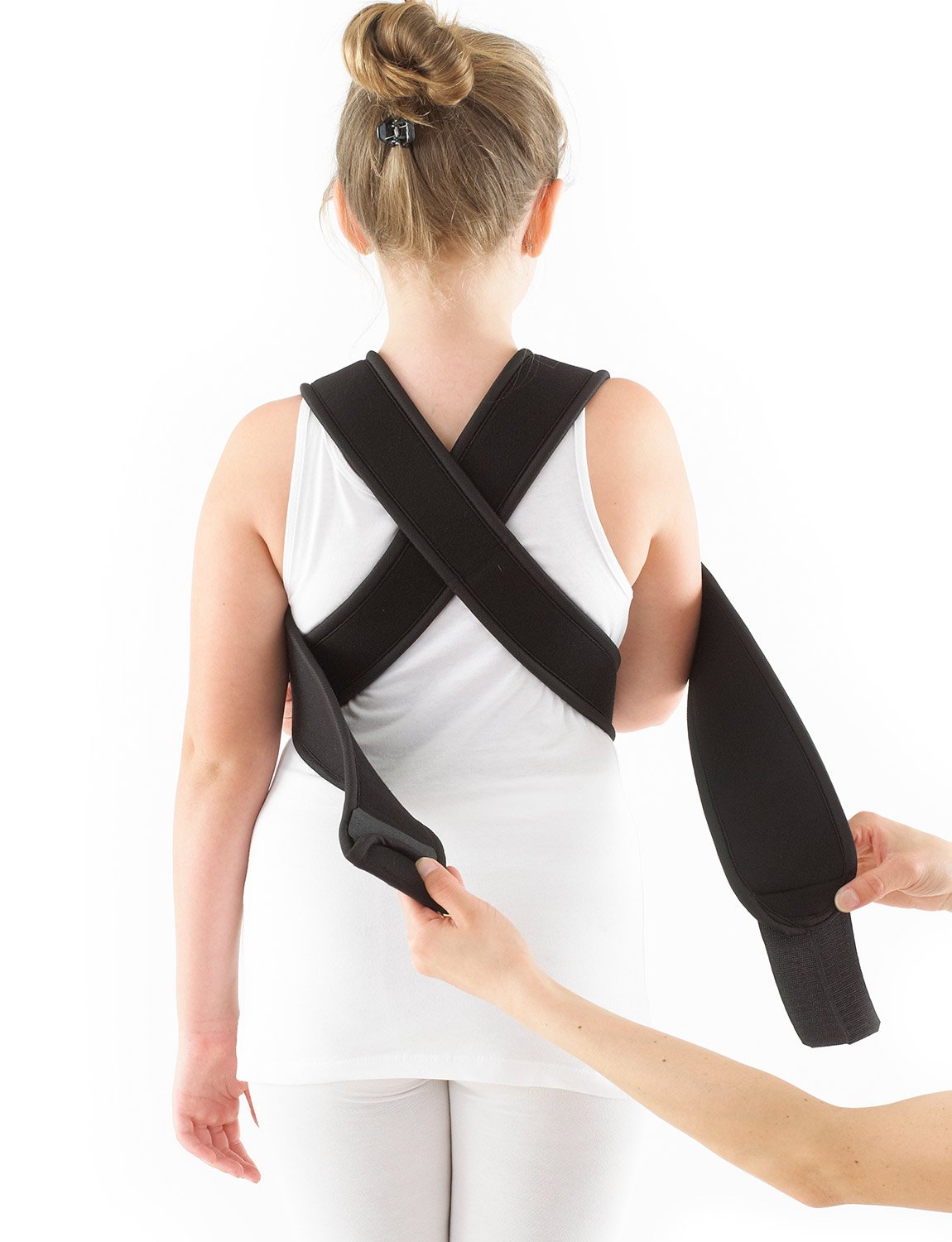 Neo-G Kids Comfort Shoulder Immobilizer - Breathable & Lightweight Fabric - For Pre/Post-Surgery Aid, Support & Elevate Arm, Injury Recovery, Arm Immobilization β Class 1 Medical Device β 1 Size