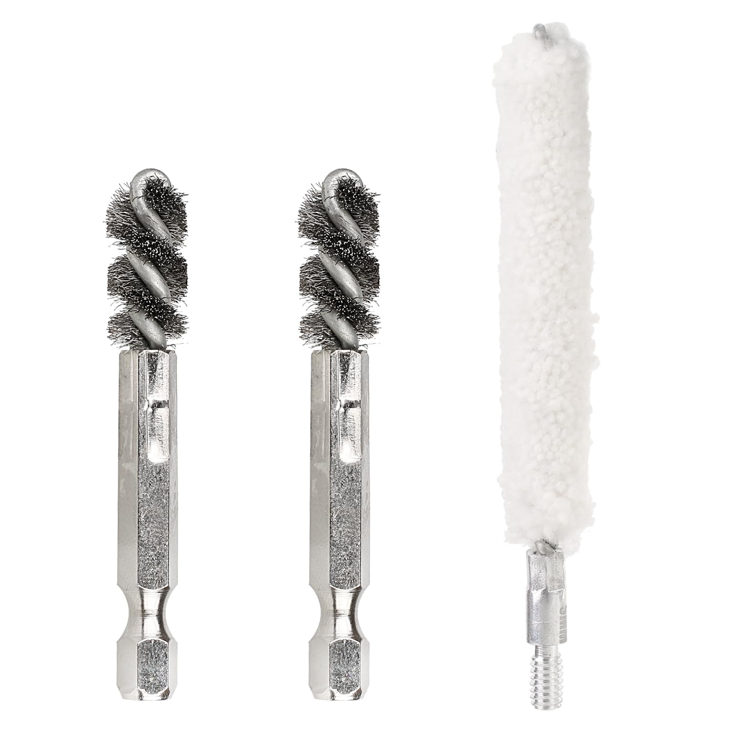 SummerHouse 3 Pieces Golf Clubs Head Hosel Brush Cleaning Tool Electric Drill Wire Brush for Iron and Wood