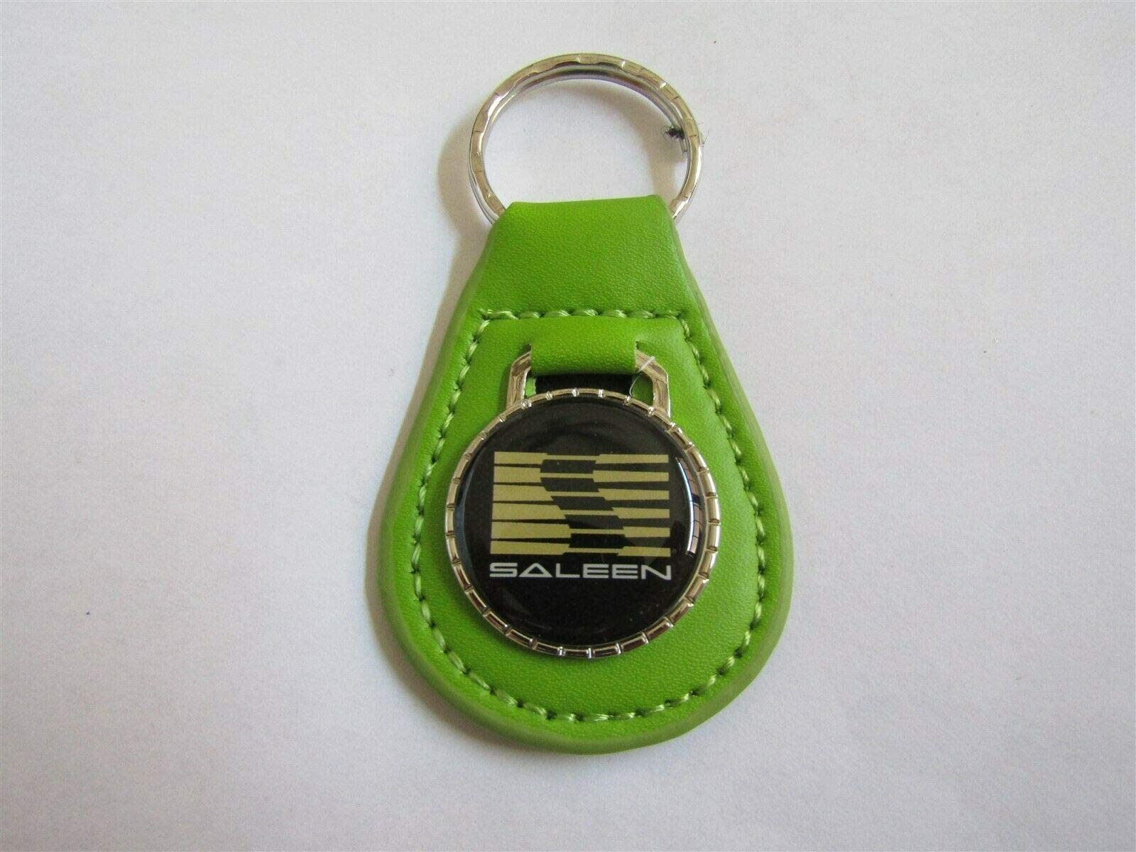 SALEEN S281 S302 H302 PARNELLI GOLD LOGO KEYCHAIN - BRIGHT GREEN