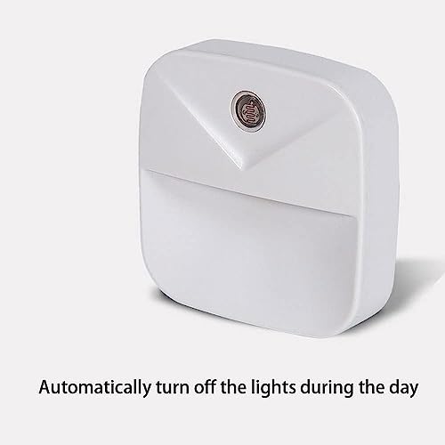 Nightlight,Light Control Sensor, Automatic Lighting at Night, White Light/Warm Light, Suitable for Babies, Children, Children's Rooms, Corridors (1 Pack)