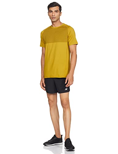 New Balance Men's Accelerate 5 Inch Short, Black , Medium