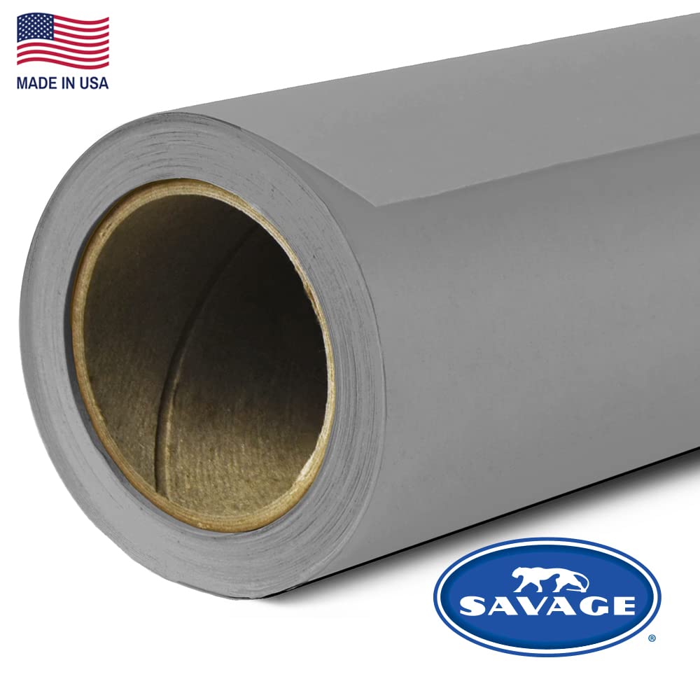 Savage Seamless Background Paper - #56 Fashion Gray (107 in x 36 ft)