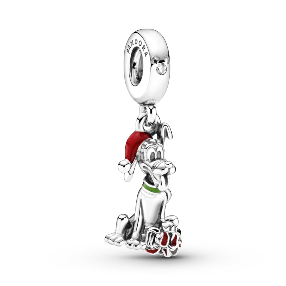 Pandora Disney Pluto and present sterling silver dang