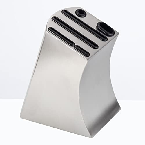 UPKOCH Storage Shelves Kitchen Utensil Holder 2pcs Block Home Knife Kitchen Storage Organizer Rack For Inserted Steel Stainless Restaurant Holder Storage Shelves Kitchen Utensil Holder