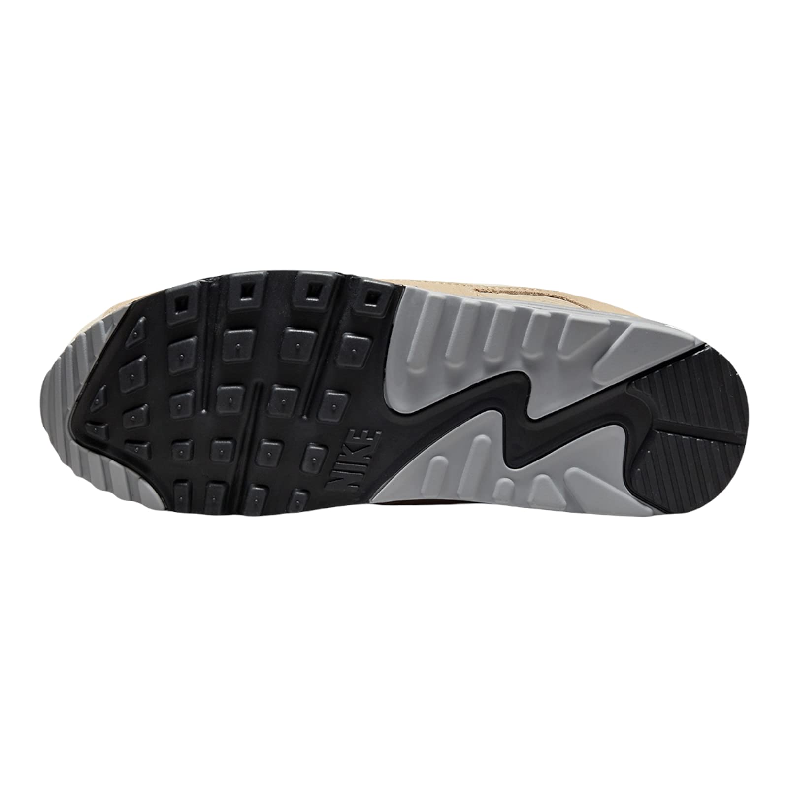 Nike Air Max 90 Tan Grey Unisex DA1641-201 Limited Edition (Air max 90, numeric_10)