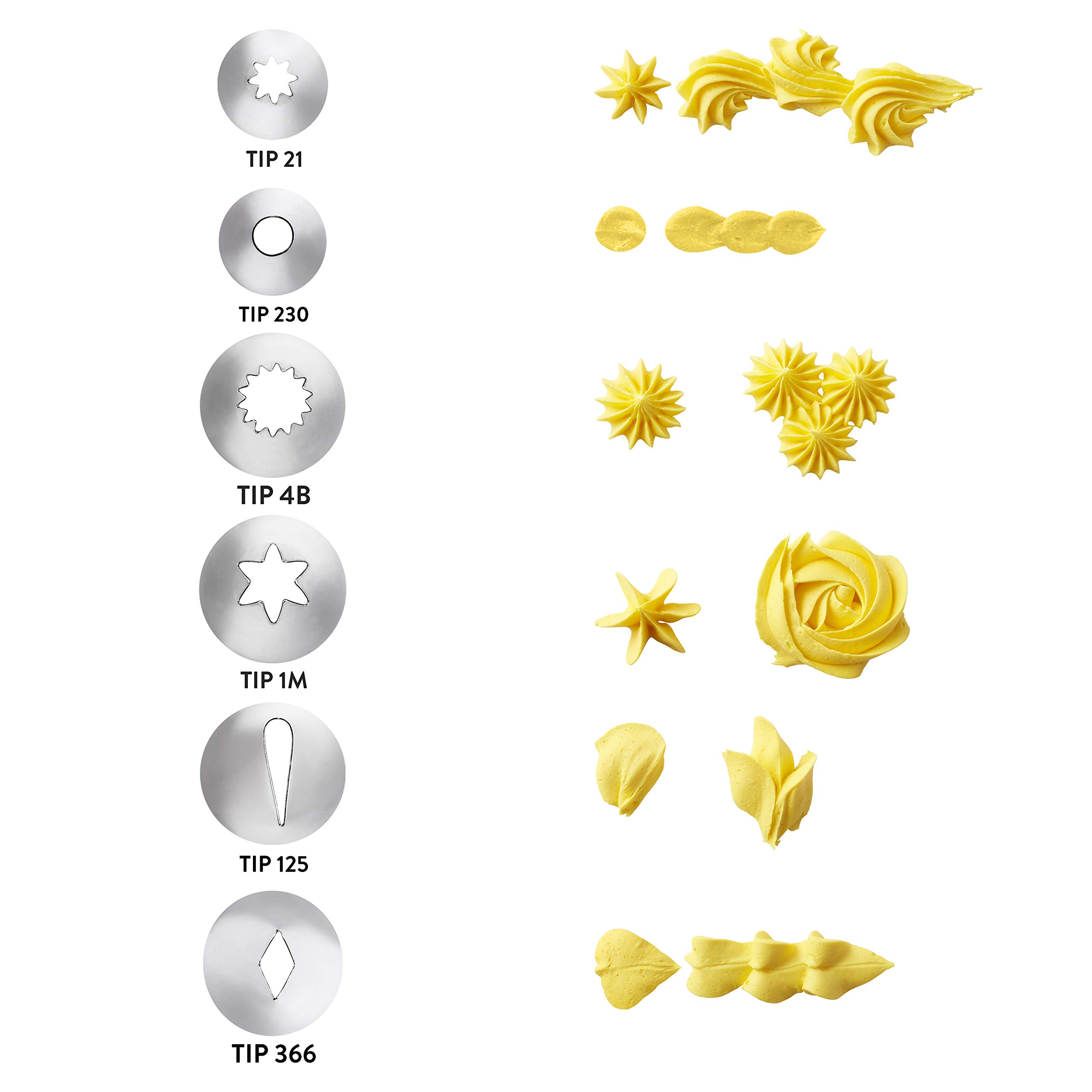 Wilton Dessert Decorator Pro - Easy to Use One Handed Plunger Smoothly Pushes Icing to Decorate Baked Treats or Appetizers Like Deviled Eggs, 10-Piece