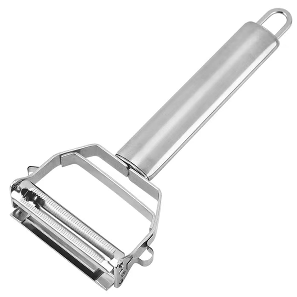 Vegetable Peeler,SZYIKUER Stainless Steel 2 in 1 Julienne Vegetable Peeler Perfect for Carrot Potato Melon Gadget Vegetable Fruit