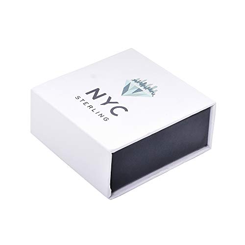NYC Sterling 4MM Asscher Cut Cubic Zirconia Eternity Wedding Band (6)