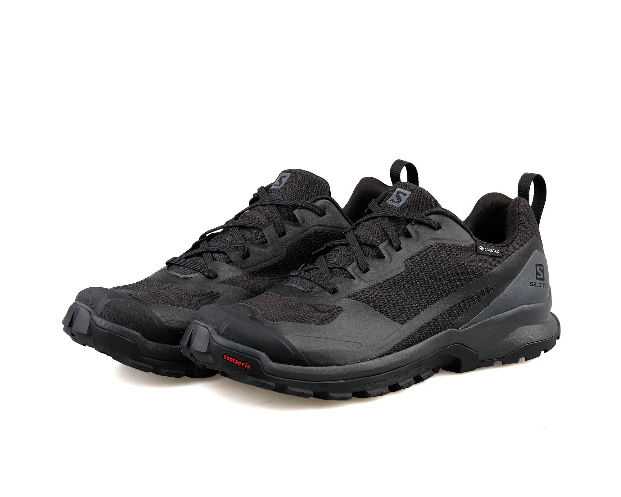 Salomon XA COLLIDER 2 Gore-TEX Trail Running Shoes for Men, Black/Black/Ebony, 9