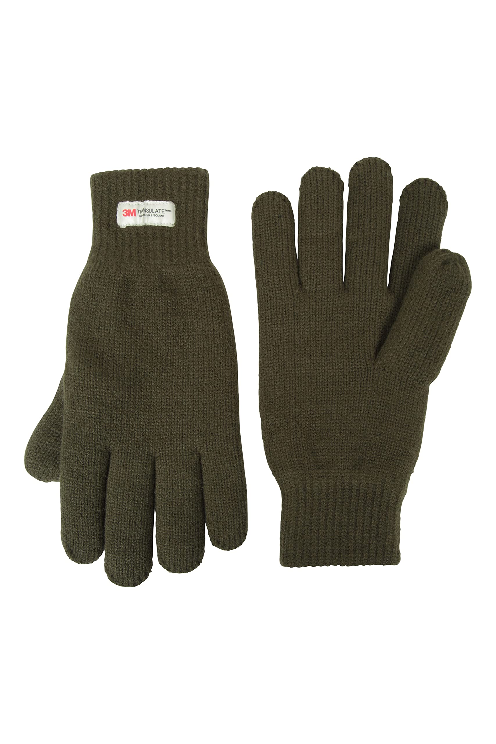 Mountain Warehouse Thinsulate Mens Knitted Gloves Khaki