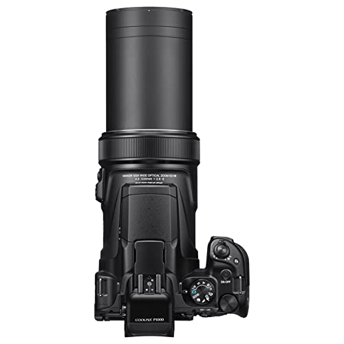 Nikon COOLPIX P1000 Bundle: 125x Optical Zoom, 4K Video, 64GB Card, Bag, Tripod, Filter Kit, Battery - Perfect All-in-One Package for Photographers & Creators