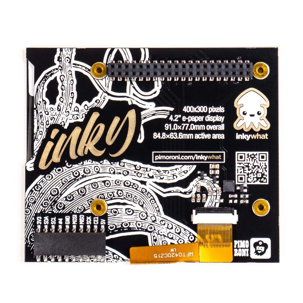 Pimoroni Inky What (ePaper/eInk/EPD) Yellow/Black/White