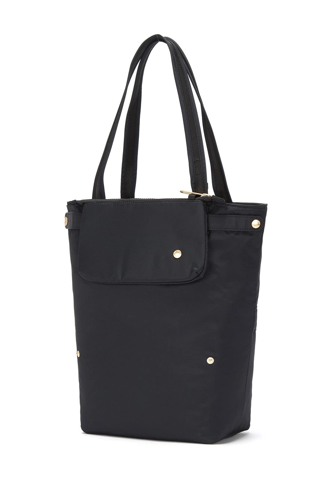 PacSafe Women's Citysafe CX Anti Theft Packable Vertical Tote, Black