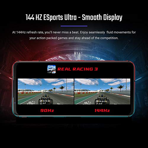 nubia RedMagic 5G Gaming Phone 8GB RAM + 128GB ROM/Smartphones with Qualcomm Snapdragon 865/144Hz: Refresh Rate 6.65″ AMOLED Display/64MP Triple Camera NFC(Black