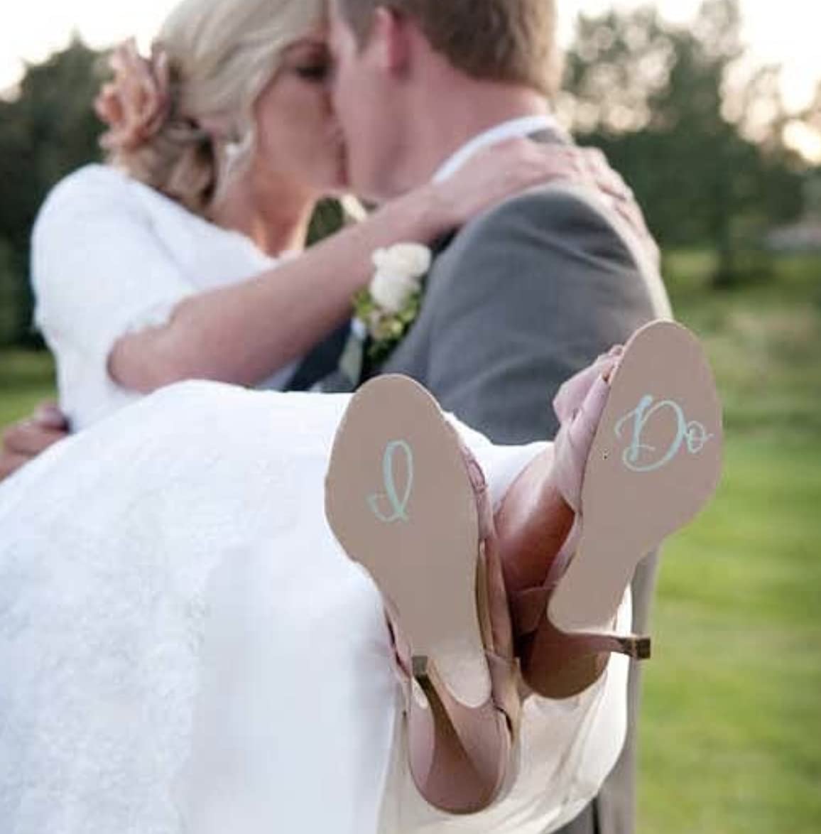Something Blue "I Do" Stickers for Bridal Shoes, I Do Shoe Decal, I Do Wedding Shoe Decal, Bridal Shoe Decal, Something Blue, Something Blue for Bride, Something Blue for Bride on Wedding