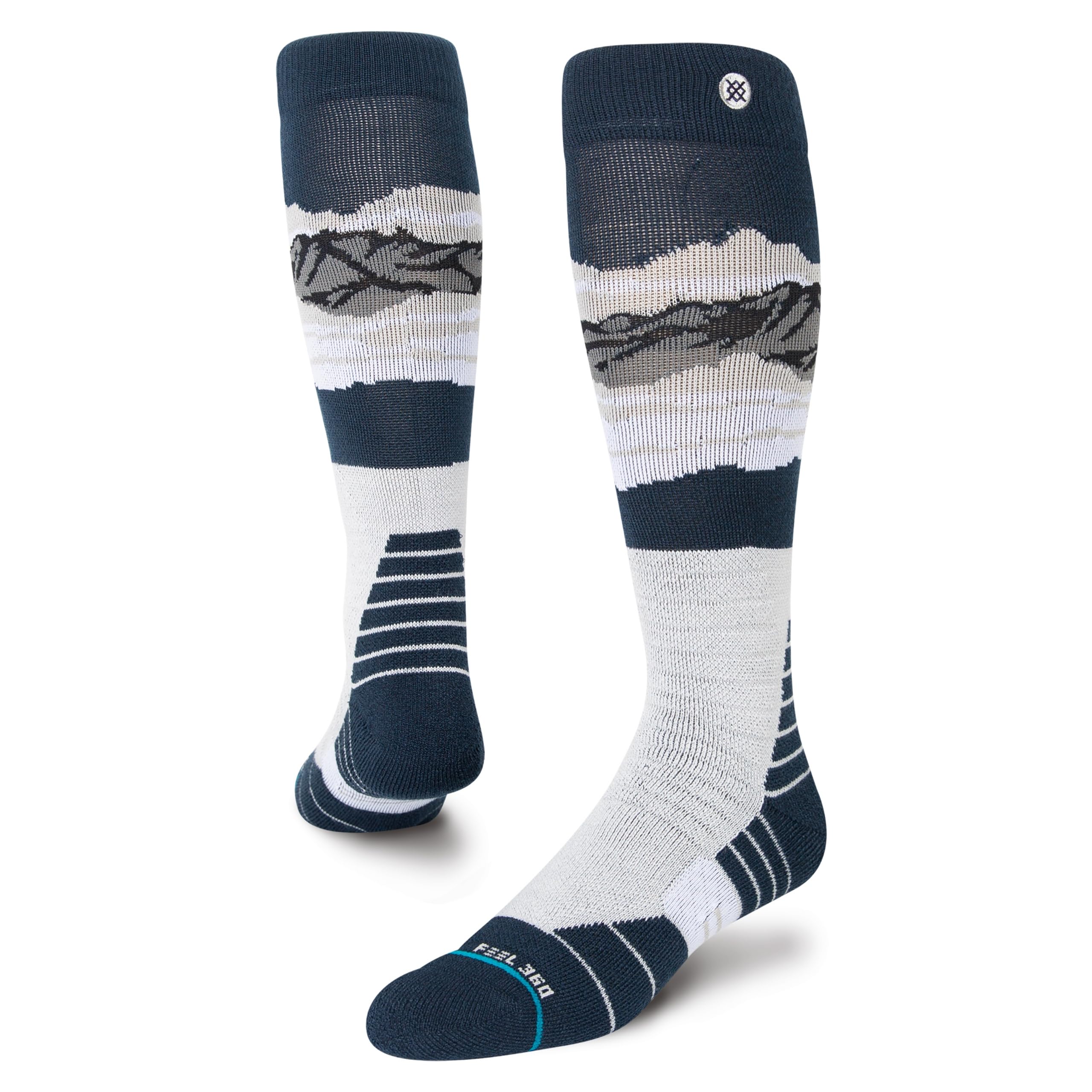 Stance Chin Valley OTC Socks (Large, Blue)
