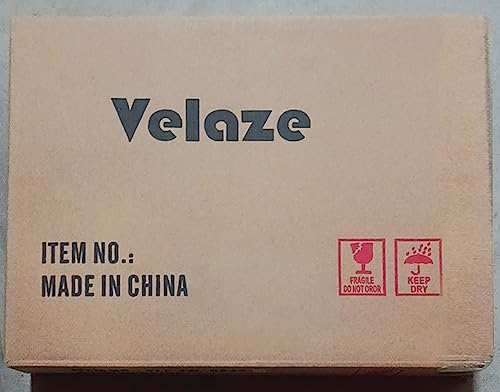 Velaze Cast Iron Reversible Griddle, Grill Pan Griddle Grill with Dual Handles,20Inchx9 inch,Black