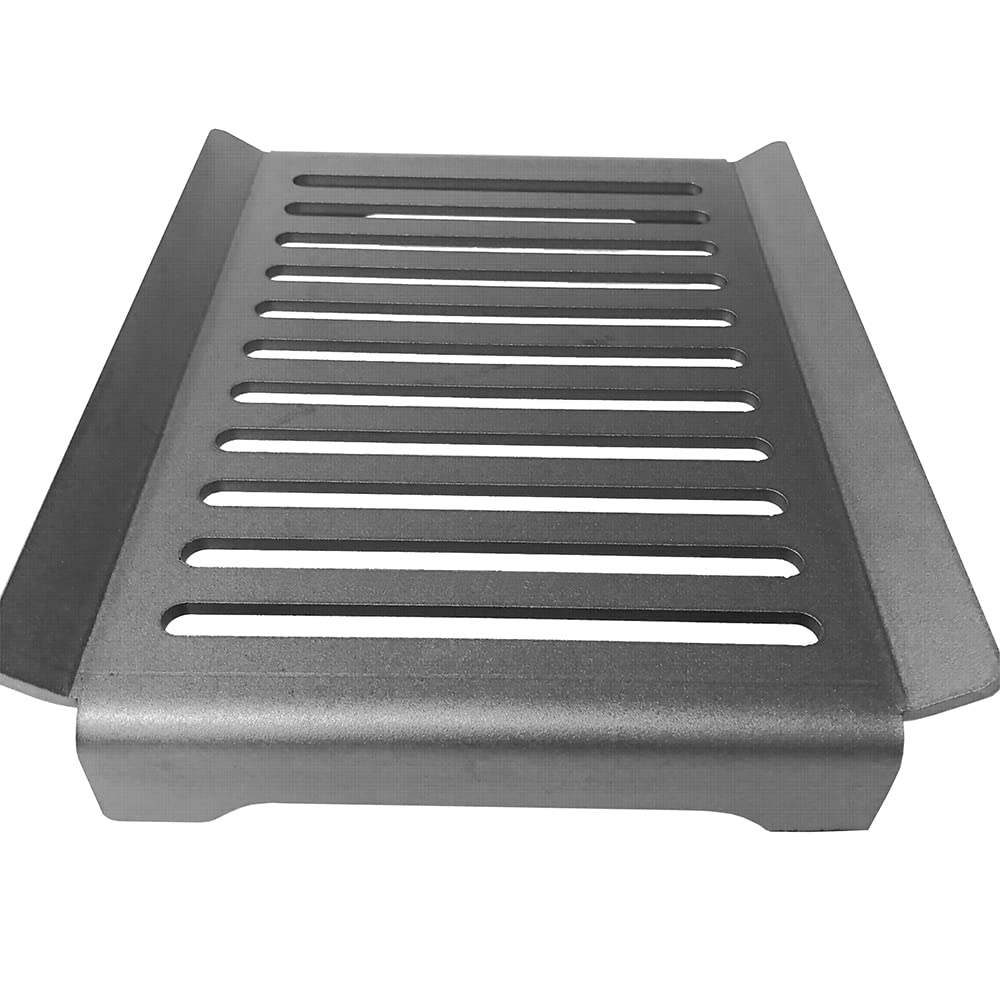 Tuscan Style Grill for small wood ovens -Pure Sandblasted Carbon Steel- Designed by NU2U Products, Made in North America