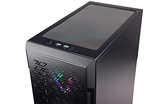 Velztorm Fenrix Prebuilt Gaming Desktop PC Liquid Cooled (Intel i9-12900K 16-Core, GeForce RTX 3070 8GB, 64GB DDR4, 2TB PCIe SSD, RGB Fans, 750W PSU, WiFi 6, BT 5.2, RJ-45, Win10Pro)