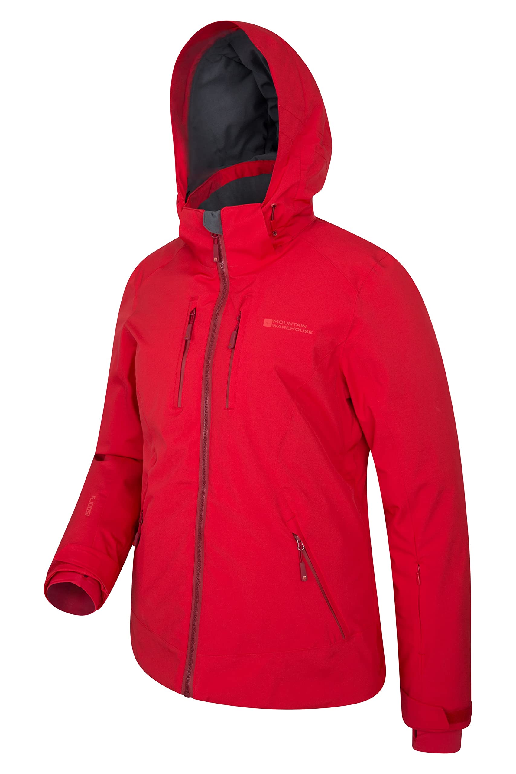 Mountain Warehouse Slopestyle Womens Extreme Ski Jacket - Winter Coat Red 16