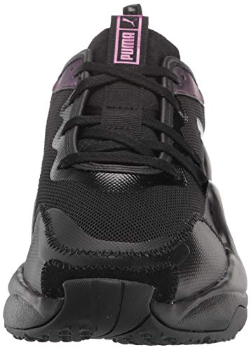 Puma Women's Rise Sneaker, Rainbow Dash Black, 11