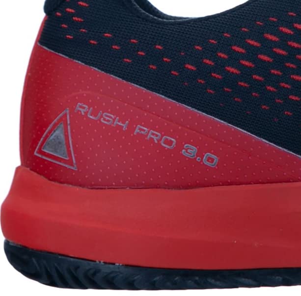 WILSON Rush Pro 3.0 Mens Tennis Shoes (us_Footwear_Size_System, Adult, Men, Numeric, Medium, Numeric_11) Black/Red/White