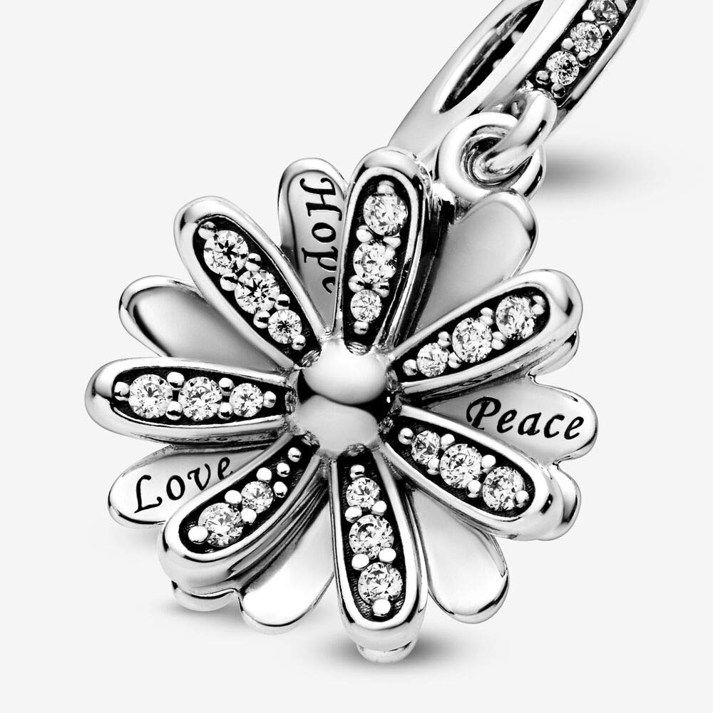 PANDORA Sparkling Daisy Flower, Clear CZ