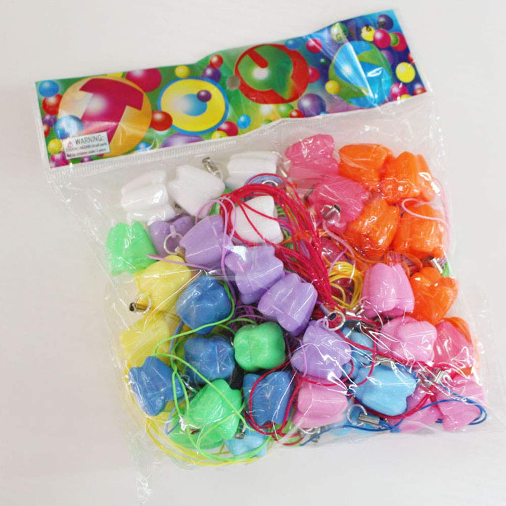 Redsa Tooth Saver Box, Plastic Tooth Saver Necklace with String, Tooth Keepsake Holder Organizer Tooth Fairy for Kids School Events Dental Offices