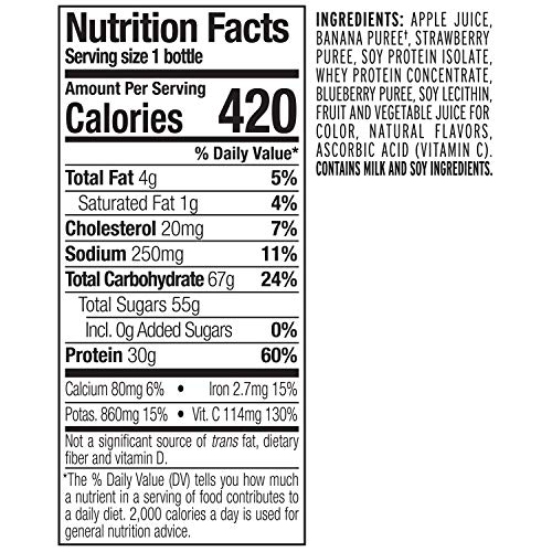 Naked Juice Double Berry Protein Zone, 15.2 oz
