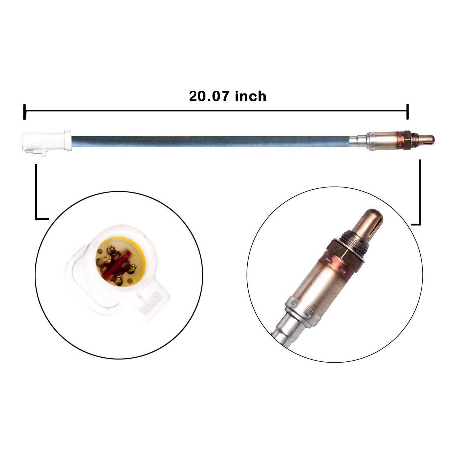 MOSTPLUS 11171843 15717 Oxygen Sensor Compatible with Ford Mercury Lincoln Mazda (Set of 2)