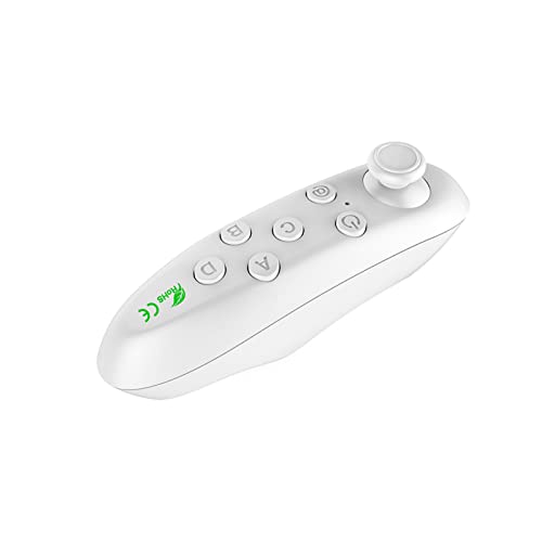 VR Controller, Wide Compatibility BT VR Controller for Music for Movie for Game (White)