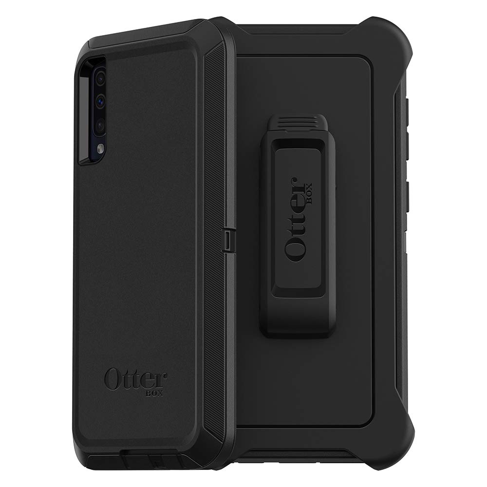 OtterBox DEFENDER SERIES SCREENLESS Case Case for Samsung Galaxy A50 - Retail Packaging - BLACK