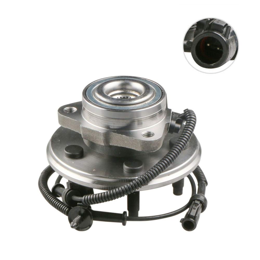 MOSTPLUS Wheel Bearing Hub Front Wheel Hub and Bearing Assembly 515050 Compatible for Aviator Mountaineer Explorer 4 Door with ABS 5 Lug
