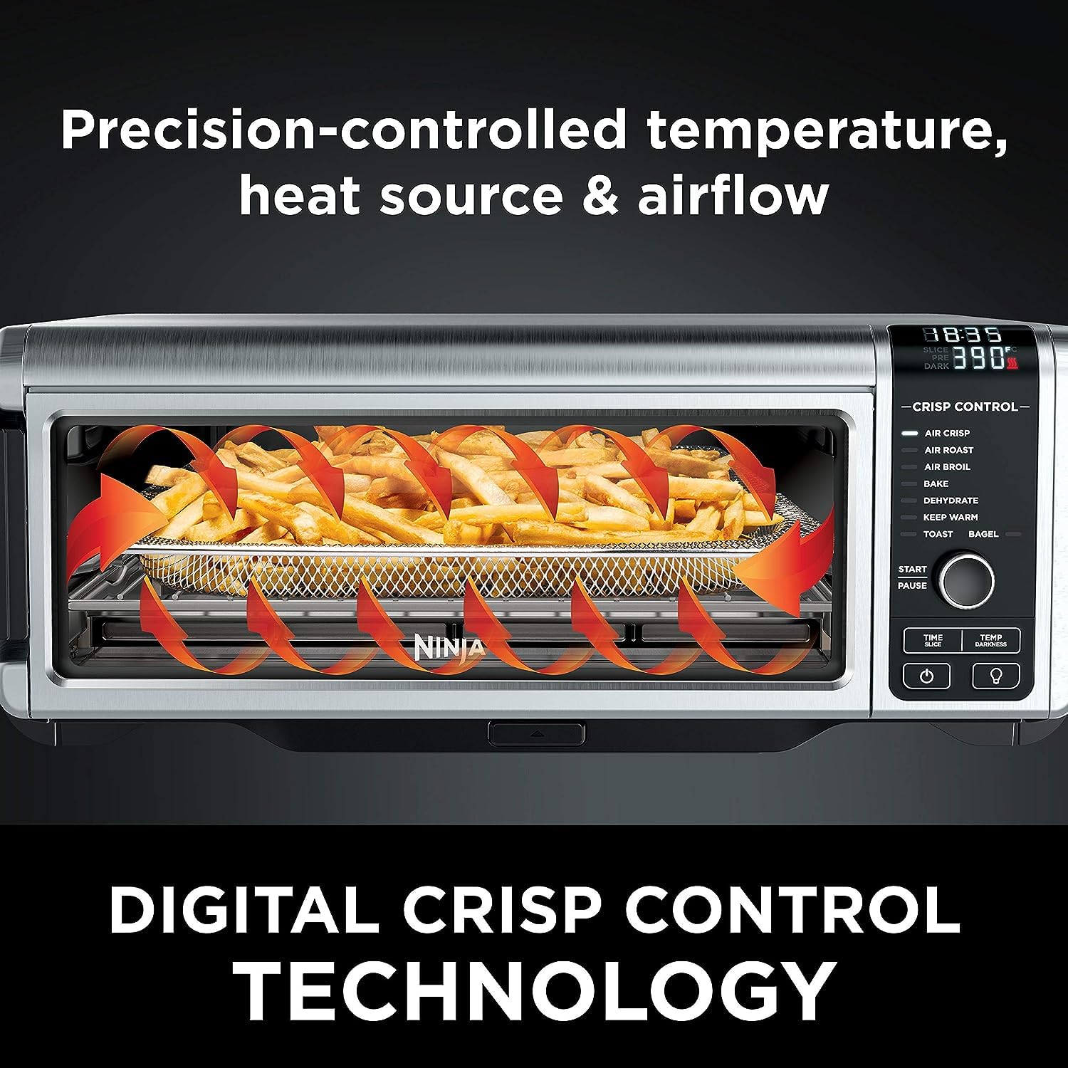Ninja Foodi Digital Air Fry Oven (Renewed) Bundle with 3 Year Enhanced Protection Pack