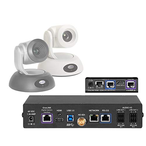 Vaddio Codec Kit for OneLINK Bridge to RoboSHOT HDMI Cameras, Compatible with Polycom 300, 310, 500 or 700 Codecs