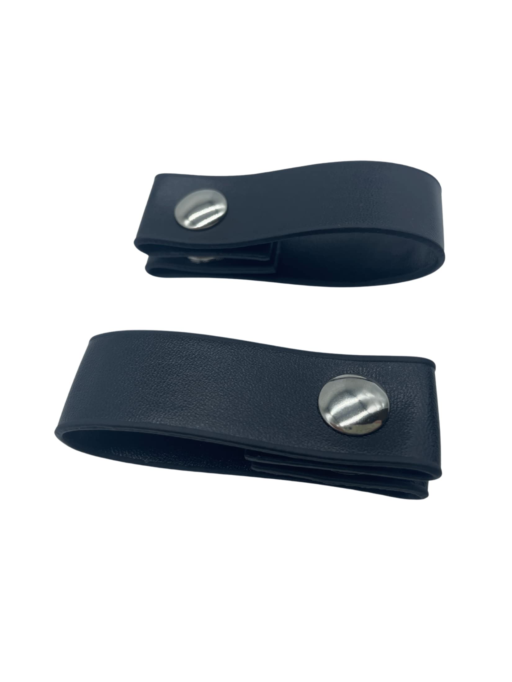 SPANSEE Magnet Shirt Clips, Shirt Ties Tops Clips for Women, 2 Pcs Upgrade Version Waist Cinch Clips, Black