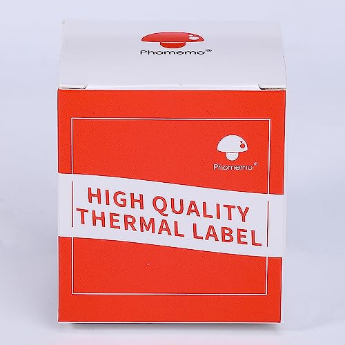 Phomemo Thermal Labels-for M110/M221/M220/M120/M200/M110S,1.57"x1.18"(40x30mm),230 Labels/Roll, for Barcode/Address/Mailing/Logo/Business/Home Tag