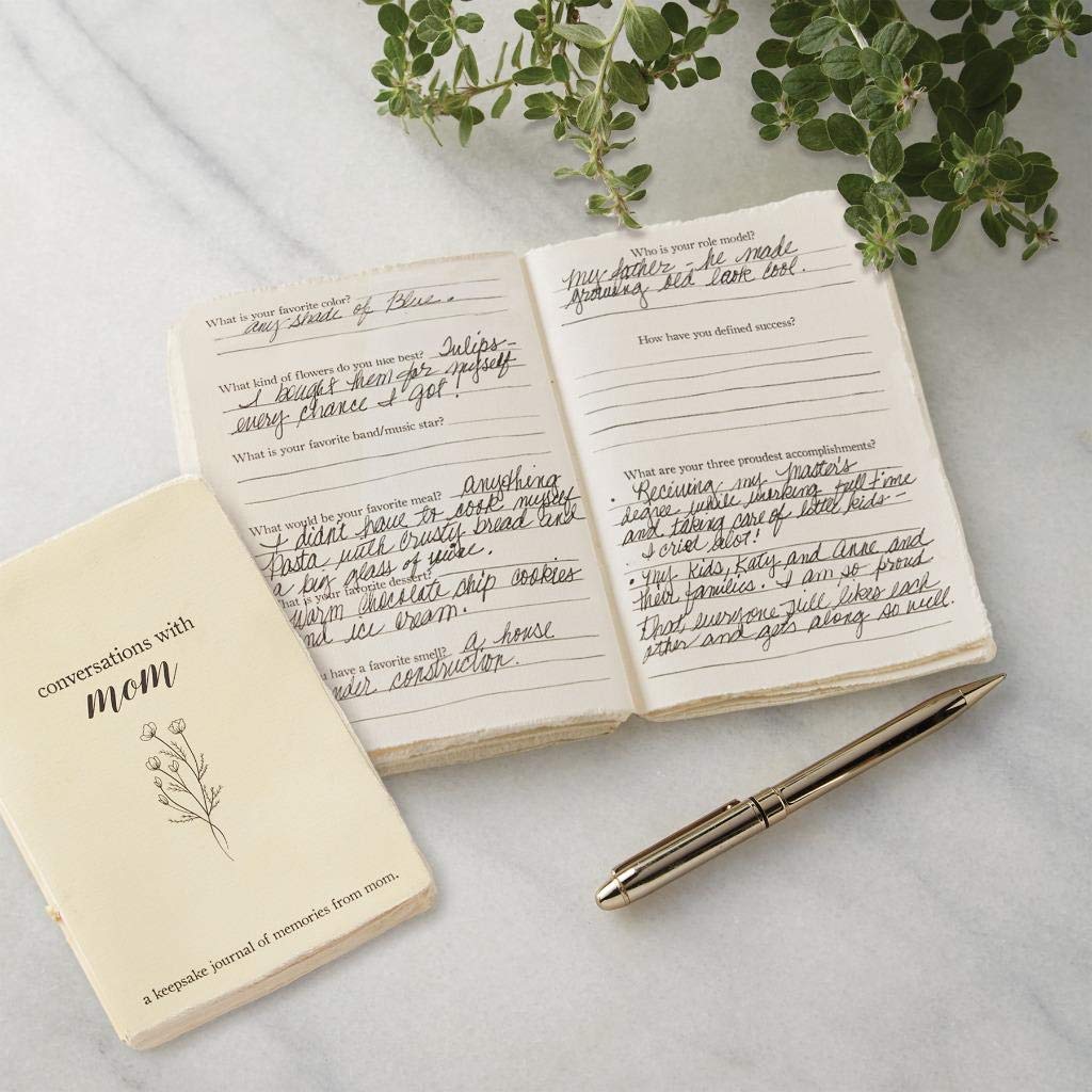Mud Pie Conversations with Mom Mother Memory Journal Gift