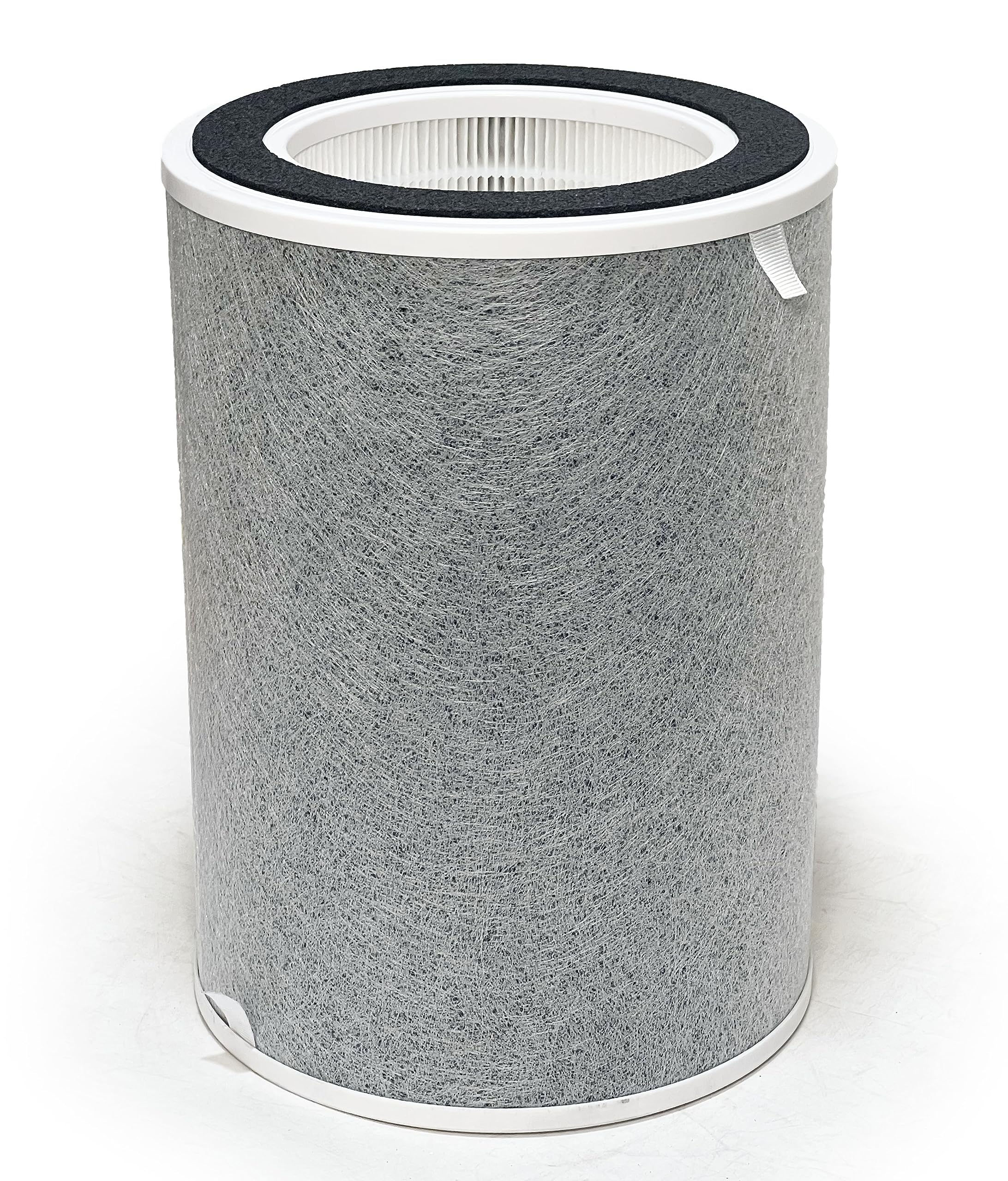 Nispira HP201 HP202 3-in-1 True HEPA Activated Carbon Filter Replacement | For Shark NanoSeal Air Purifier MAX HP200 Series HC501 HC502 | Size 8.68" x 8.68" x 12.1" - 1 Pack