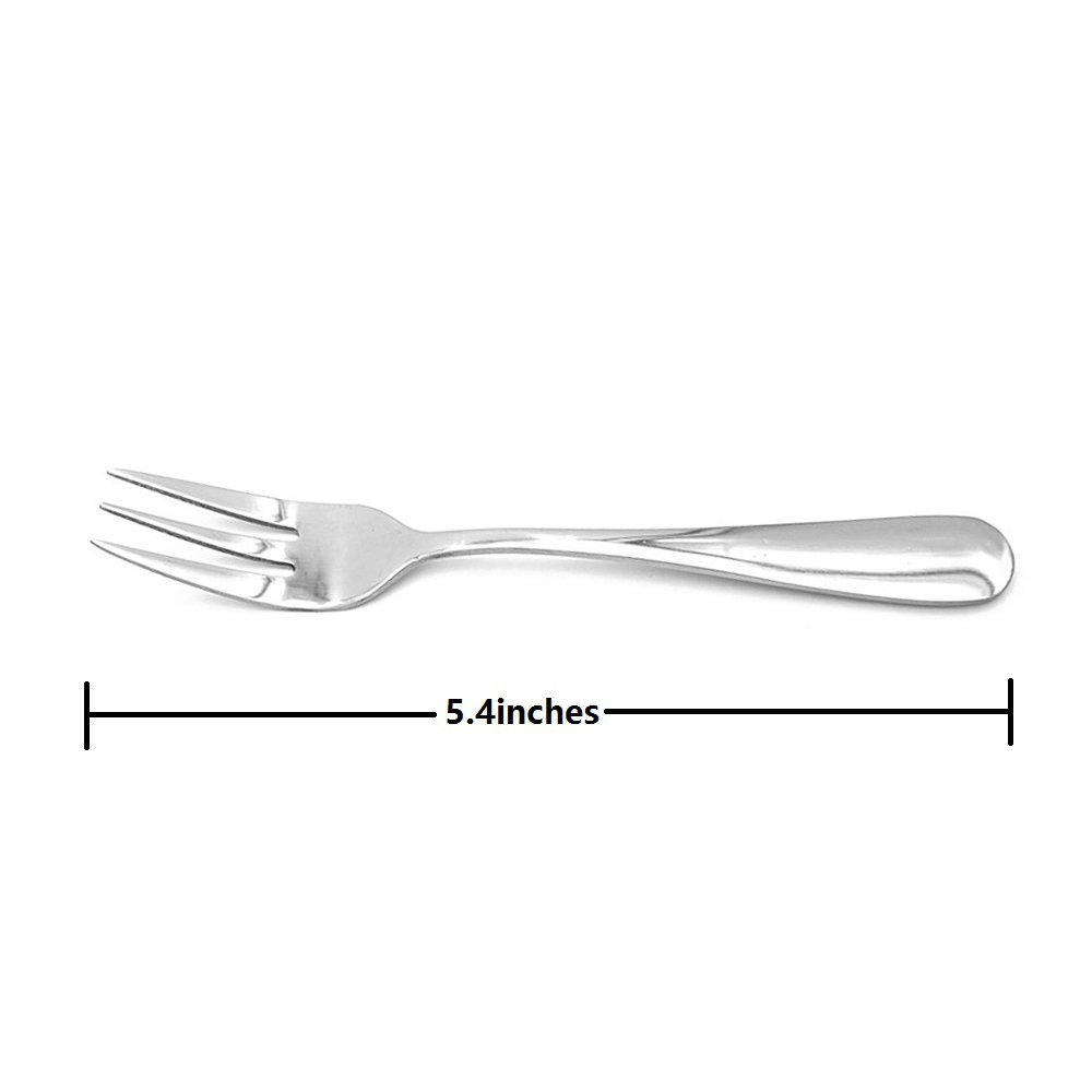 Stainless Steel Forks, Salad Forks, Dessert Forks, Appetizer Forks (4PCS)